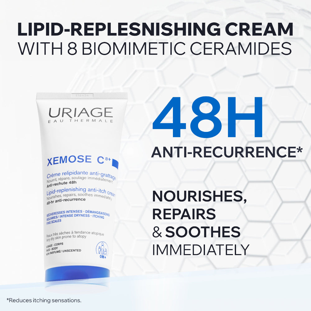 Uriage Xemose C8+ Lipid-Replenishing Anti-Irritation Cream 200ml – Your ...